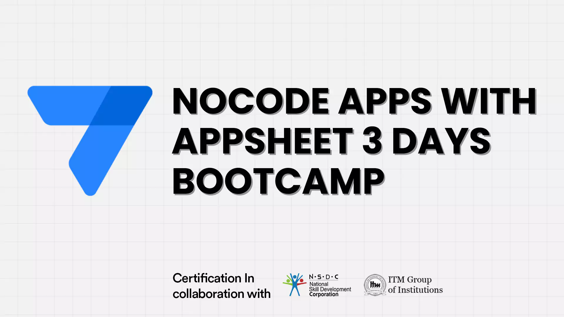 Build Nocode App With Appsheet Bootcamp Letsupgrade 2024