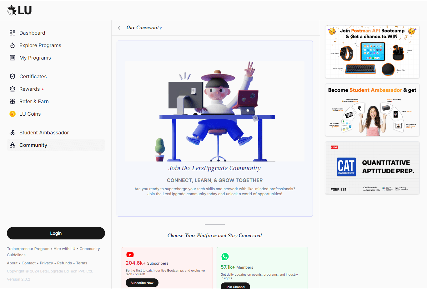 LetsUpgrade Community - Connect, Learn & Collaborate with Fellow Learners | LetsUpgrade