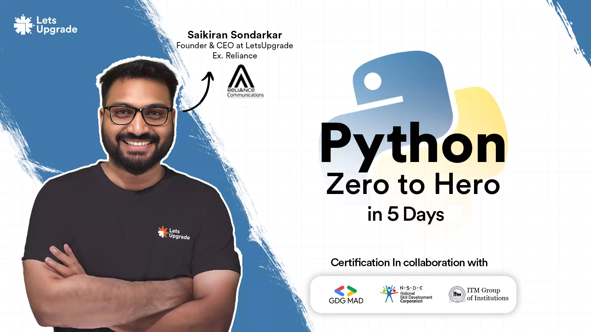 Python Zero to Hero (5 Days) - LetsUpgrade 2023